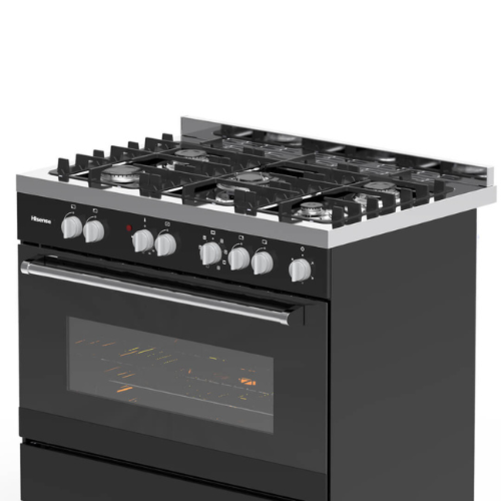 Hisense Free Standing Stove (Gas/Electric) HFS90GA5EBL - Stasie Meubels